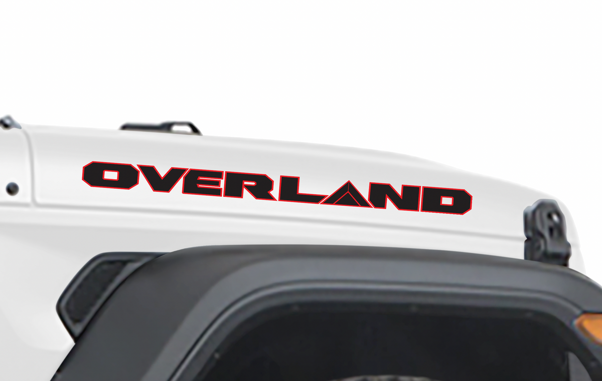 OVERLAND Hood-side Vinyl Dual Color – Sticky Vinylz