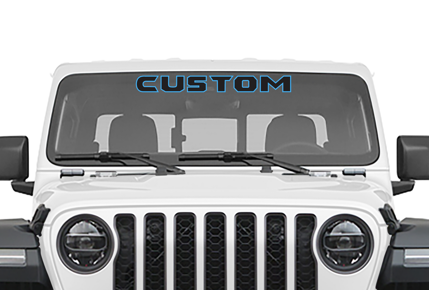 Custom Jeep Windshield Decals